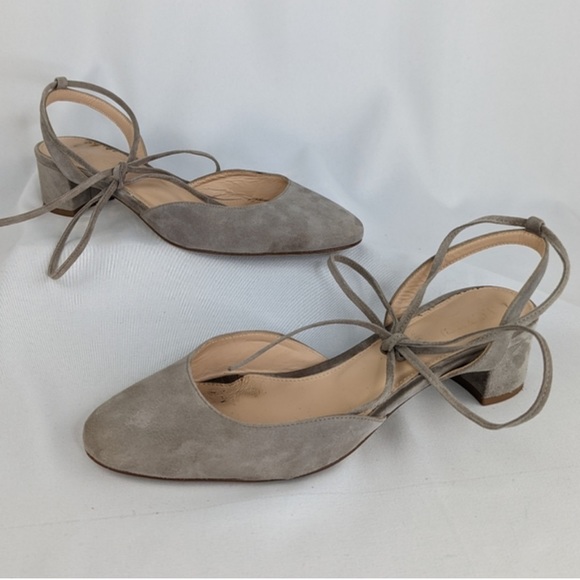 J. Crew | Shoes | J Crew Ankle Tie Heels | Poshmark